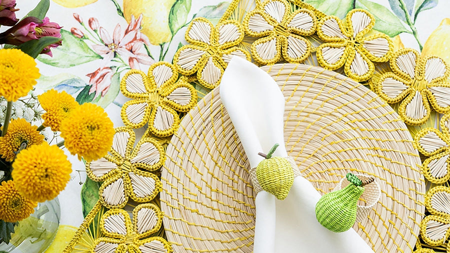 Contemporary Table Settings | Luxury Placements & Napkins – Mode Living